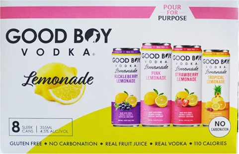 Good Boy Vodka Lemonade Variety Pack 12OZ - The Party Source, Bellevue, KY