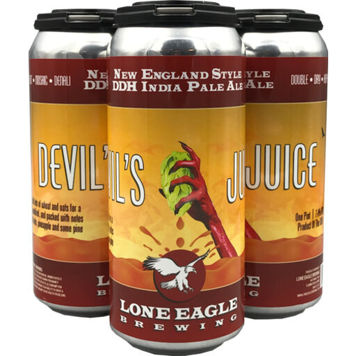 Lone Eagle Devil's Juice Ddh IPA 16oz Cans - West Trenton Fine Wines ...