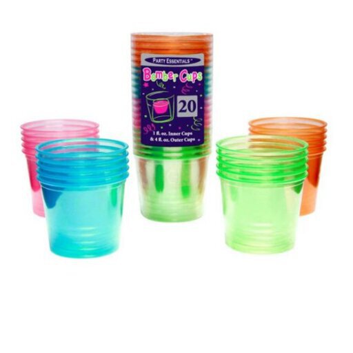 True Neon Bomber Cups 20ct - Bottle King NJ Largest Retailer of Wine ...
