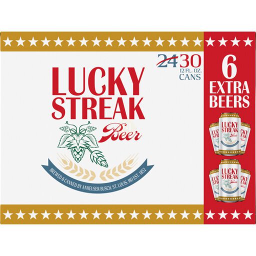 Lucky Streak Beer 12oz Can 30pk 12OZ - Roots Beer Distributor, Mount ...
