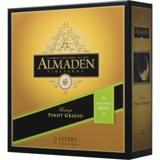 Almaden Pinot Grigio Box 5L - ENJOY Wine