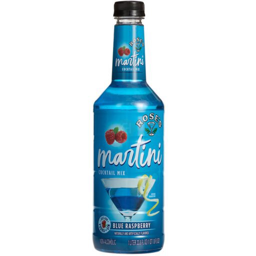 Roses Blue Raspberry Twist Martini Mix 1b Case 20OZ - LARGE DISCOUNT ...