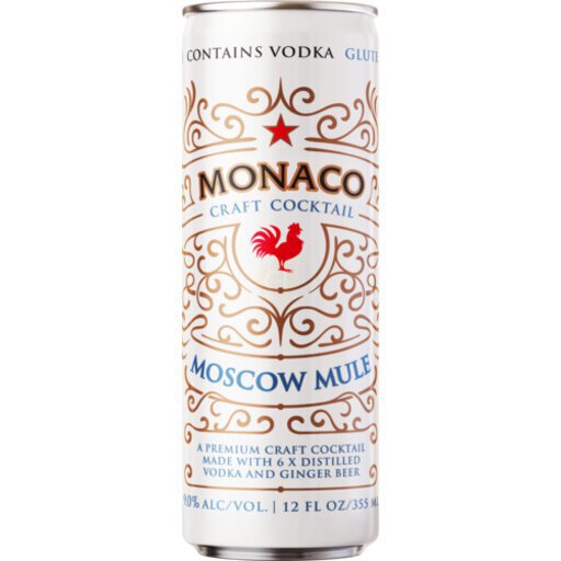 Monaco Moscow Mule Craft Cocktail 12OZ - Rollers Wine & Spirits, Hilton ...