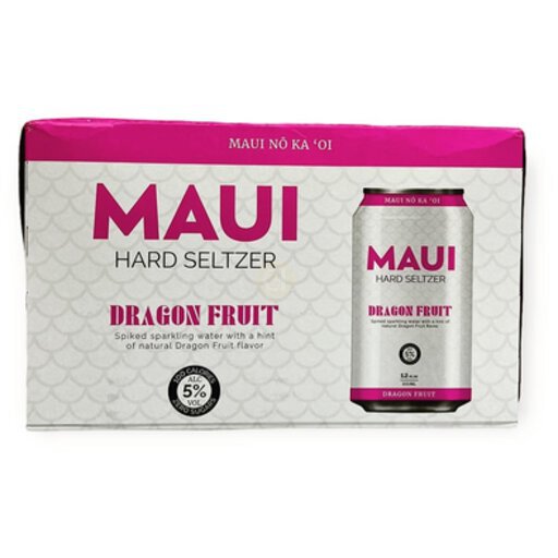 Maui Dragon Fruit Hard Seltzer 12oz Cans 12OZ - The Beer & Beverage ...