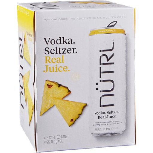 NUTRL Pineapple 12OZ - CT Beverage Mart