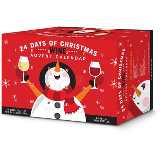 Joyful Snowman (RED) Wine Advent Calendar - Maryland Wine House ...