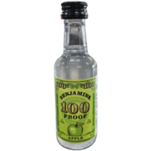 Benjamin's Apple Vodka 100 Proof 50ML - Twin Liquors