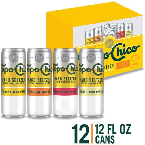 Topo Chico Hard Seltzer Variety Pack 12OZ - Mac's Beer and Wine ...