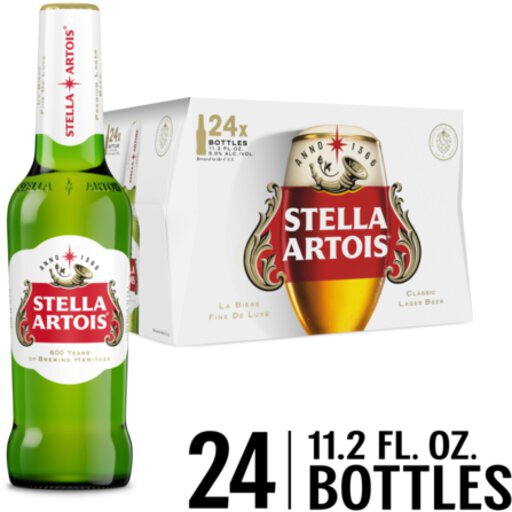Stella Artois Premium Lager Beer 12OZ - Garfield's Beverage Warehouse