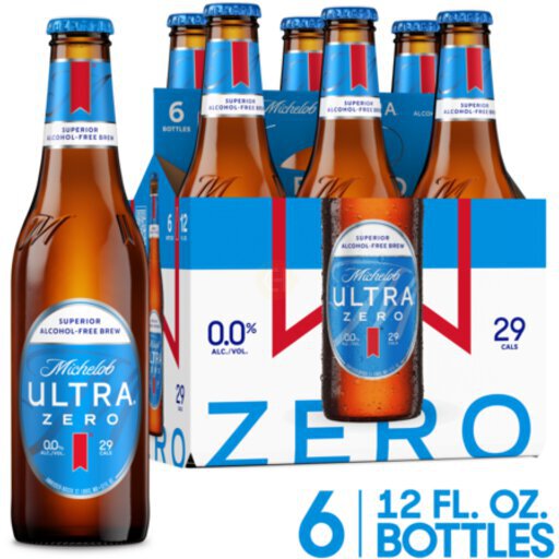Michelob ULTRA ZERO Non-Alcoholic Lager Beer - The Party Source ...