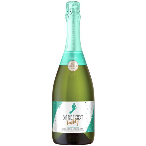 Barefoot Bubbly Moscato Spumante Champagne, - Liquor Barn