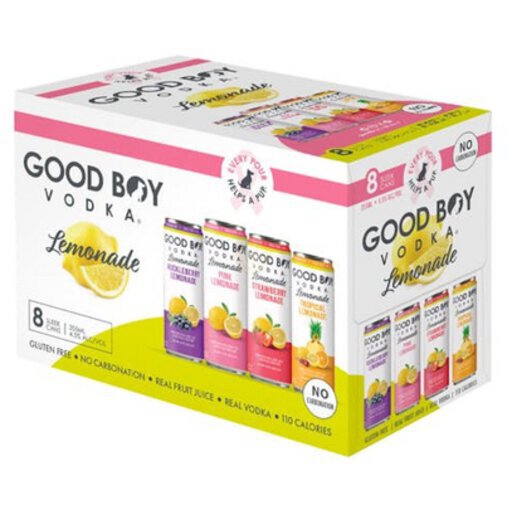 Good Boy Vodka Lemonade Variety Pack 12OZ - Kappy's Fine Wines & Spirits