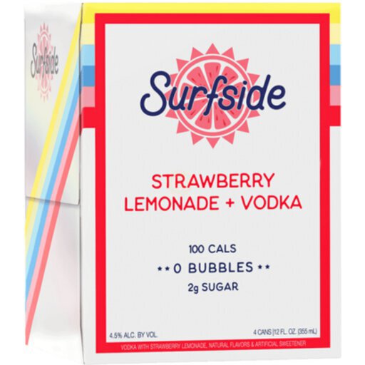 Surfside Longboard Strawberry Lemonade 700ML - Beer Cave Liquor Atwater ...